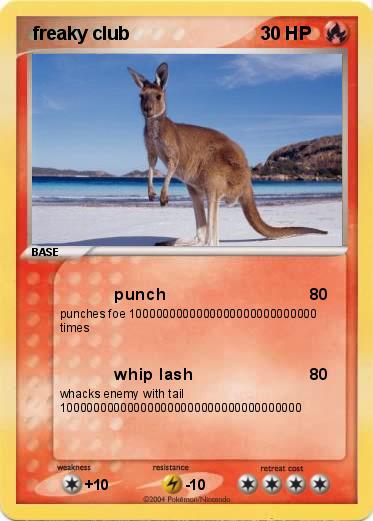 Pokémon freaky club - punch - My Pokemon Card