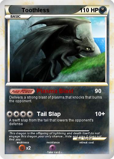 Pokémon Toothless 593 593 - Plasma Blast - My Pokemon Card
