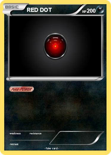 Pokémon RED DOT 1 1 - My Pokemon Card