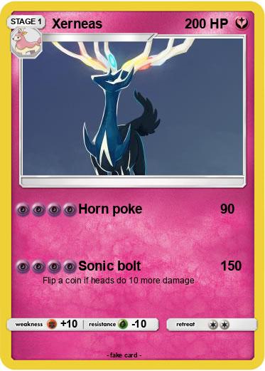 Pokémon Xerneas 1597 1597 - Horn poke - My Pokemon Card