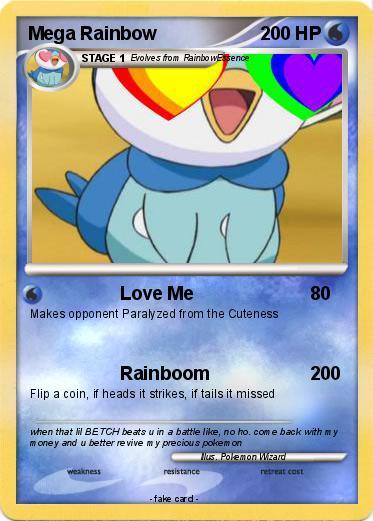 Pokémon Mega Rainbow 7 7 - Love Me - My Pokemon Card