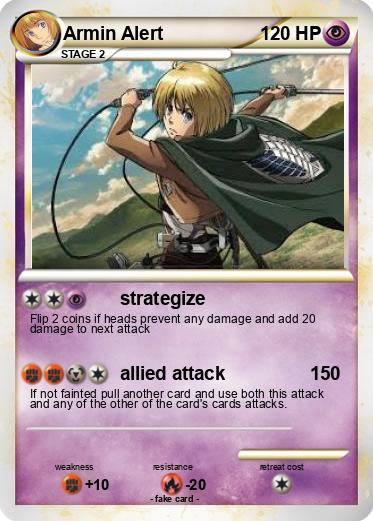 Pokémon Armin Alert - strategize - My Pokemon Card