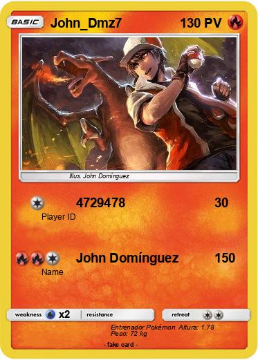 Pokémon John Dmz7 - 4729478 - Mi carta pokémon