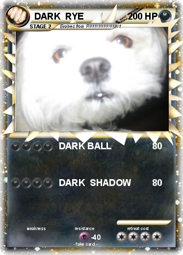 Pokémon DARK RYE 3 3 - DARK BALL - My Pokemon Card