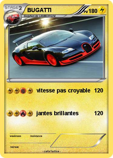 Pokémon BUGATTI 418 418 - vitesse pas croyable - Ma carte Pokémon