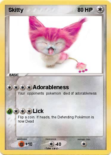 Pokémon Skitty 164 164 - Adorableness - My Pokemon Card