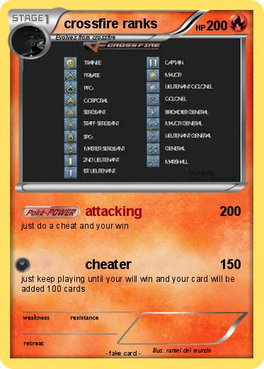 Pokémon crossfire ranks - attacking - My Pokemon Card