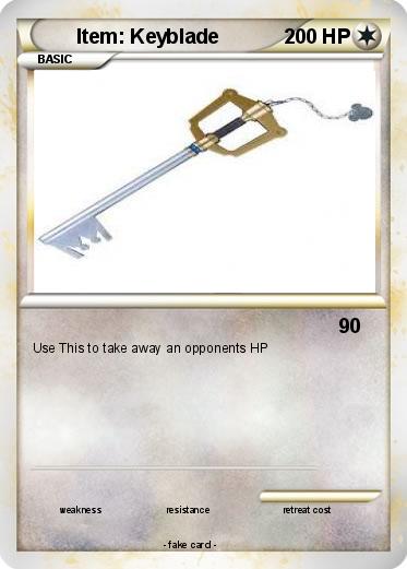 Pokémon Item Keyblade - My Pokemon Card