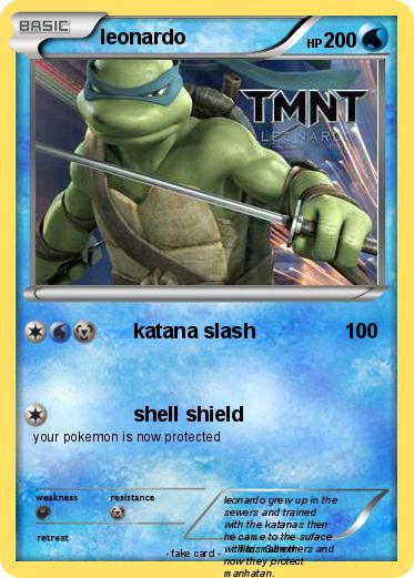 Pokémon leonardo 185 185 - katana slash - My Pokemon Card