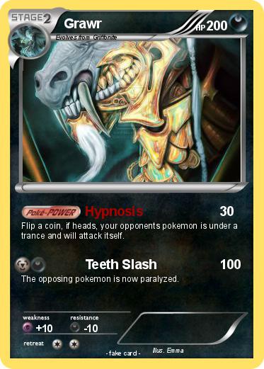 Pokémon Grawr - Hypnosis - My Pokemon Card