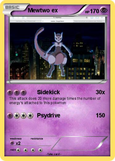 Pokémon Mewtwo ex 650 650 - Sidekick - My Pokemon Card