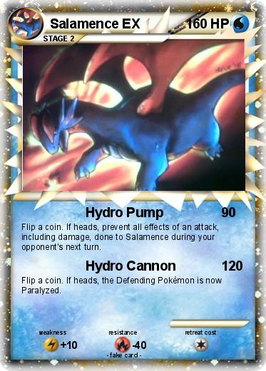 Pokémon Salamence EX 24 24 - Hydro Pump - My Pokemon Card