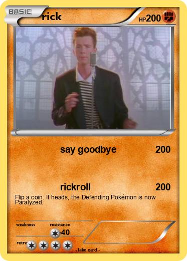Pokémon rick 1284 1284 - say goodbye - My Pokemon Card