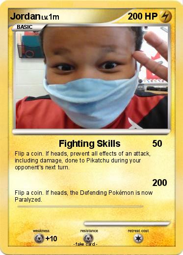 Pokémon Jordan 898 898 - Fighting Skills - My Pokemon Card