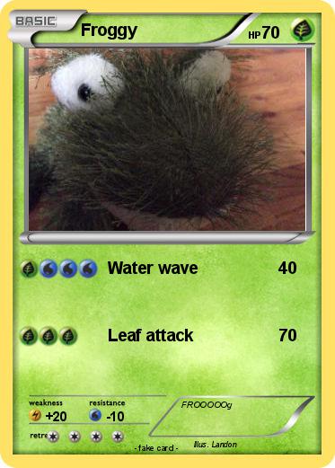 Pokémon Froggy 92 92 - Water wave - My Pokemon Card
