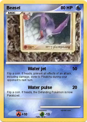 Pokémon Beasel - Water jet - My Pokemon Card