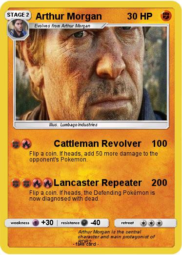 Pokémon Arthur Morgan 2 2 - Cattleman Revolver - My Pokemon Card