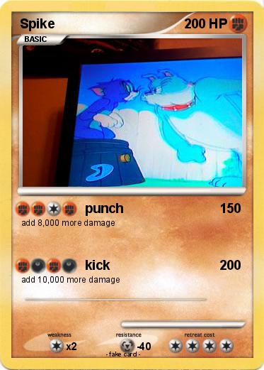 Pokémon Spike 425 425 - punch - My Pokemon Card