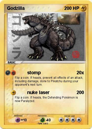 Pokémon Godzilla 1274 1274 - stomp - My Pokemon Card