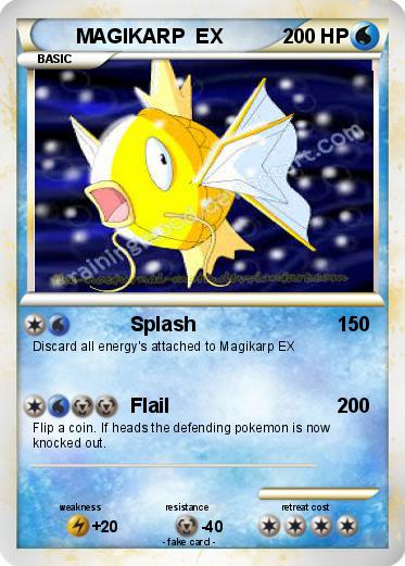 Pokémon MAGIKARP EX 54 54 - Splash - My Pokemon Card