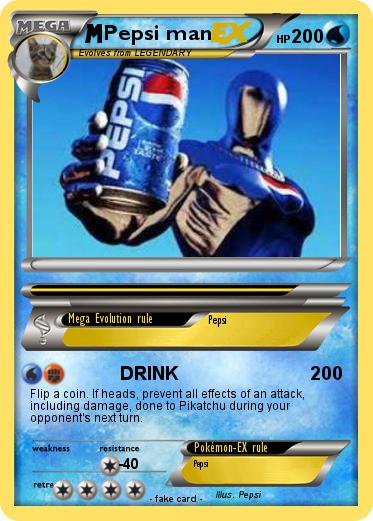 Pokémon Pepsi man 12 12 - DRINK - My Pokemon Card