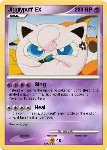 Pokémon Jigglypuff EX 14 14 - Sing - My Pokemon Card