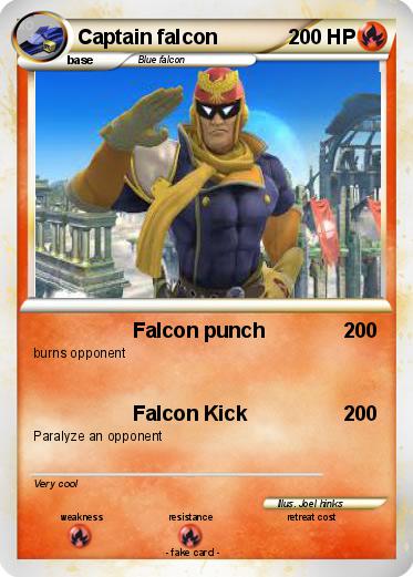 Pokémon Captain falcon 322 322 - Falcon punch - My Pokemon Card