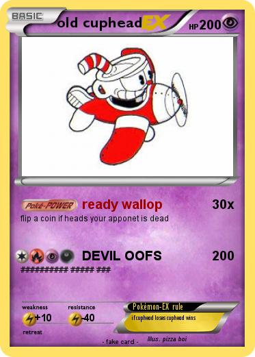 Pokémon old cuphead - ready wallop - My Pokemon Card