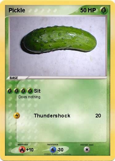 Pokémon Pickle 3 3 - Sit - My Pokemon Card