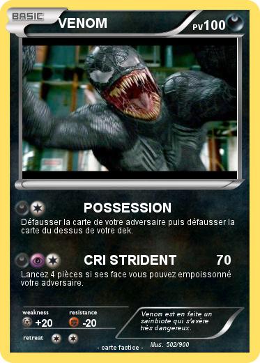 Pokémon VENOM 663 663 - POSSESSION - Ma carte Pokémon