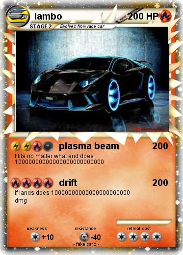 Pokémon lambo 165 165 - plasma beam - My Pokemon Card