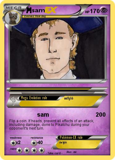 Pokémon sam 1609 1609 - sam - My Pokemon Card