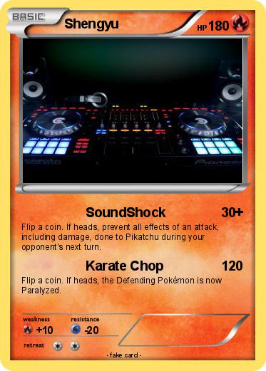 Pokémon Shengyu - SoundShock - My Pokemon Card
