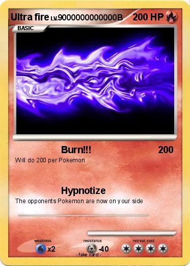 Pokémon Ultra fire 13 13 - Burn!!! - My Pokemon Card