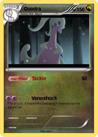 Pokémon Goodra 28 28 - Tackle - My Pokemon Card
