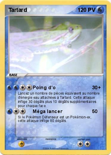 Pokémon Tartard 2 2 - Poing d'o - Ma carte Pokémon