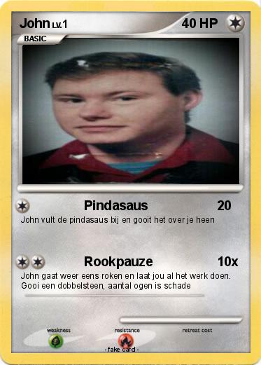 Pokémon John 4878 4878 - Pindasaus - My Pokemon Card