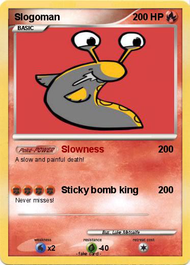 Pokémon Slogoman 5 5 - Slowness - My Pokemon Card