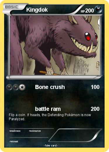 Pokémon Kingdok 5 5 - Bone crush - My Pokemon Card