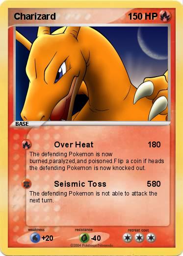 Pokémon Charizard 252 252 - Over Heat 1 - My Pokemon Card