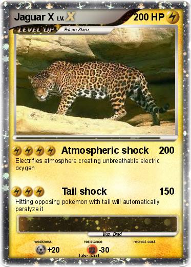 Pokémon Jaguar X 3 3 - Atmospheric shock - My Pokemon Card