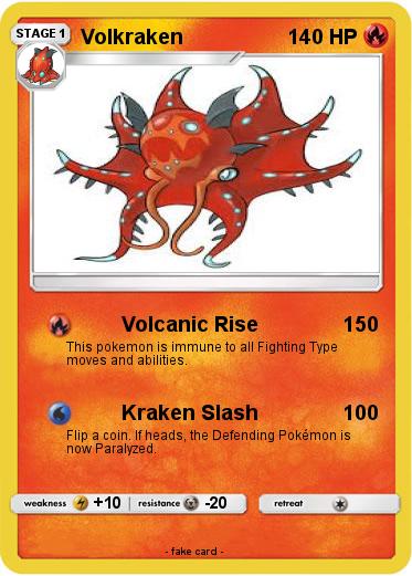 Pokémon Volkraken 1 1 - Volcanic Rise - My Pokemon Card