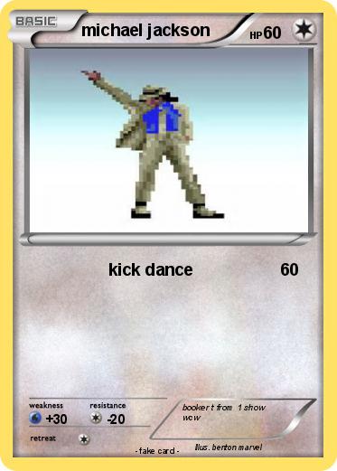 Pokémon michael jackson 1453 1453 - kick dance - My Pokemon Card