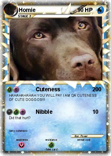 Pokémon Homie 50 50 - Cuteness - My Pokemon Card