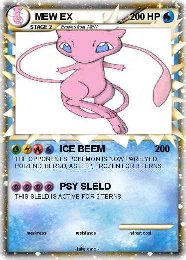 Pokémon MEW EX 373 373 - ICE BEEM - My Pokemon Card