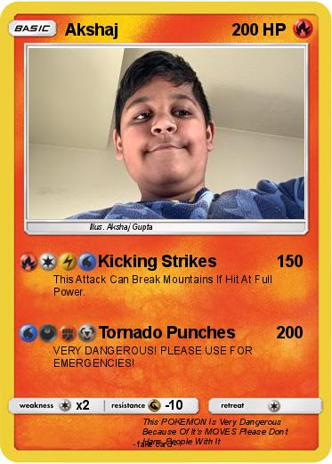 Pokémon Akshaj 1 1 - Kicking Strikes - My Pokemon Card