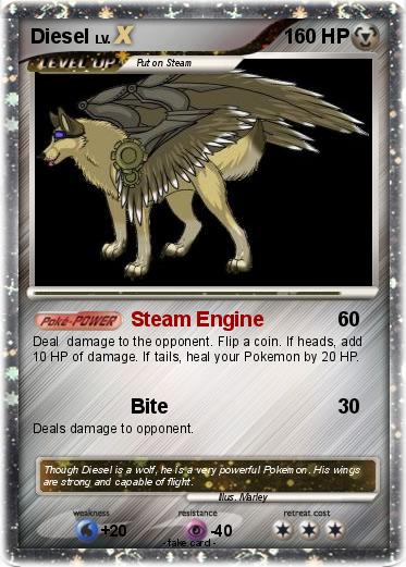 Pokémon Diesel 37 37 - Steam Engine - My Pokemon Card