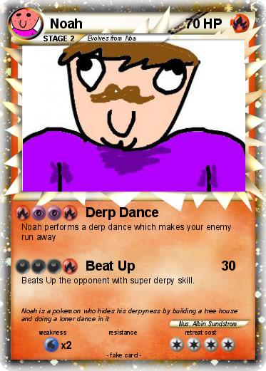 Pokémon Noah 406 406 - Derp Dance - My Pokemon Card
