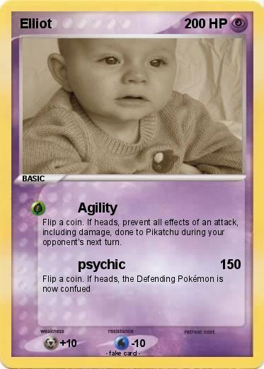 Pokémon Elliot 139 139 - Agility - My Pokemon Card