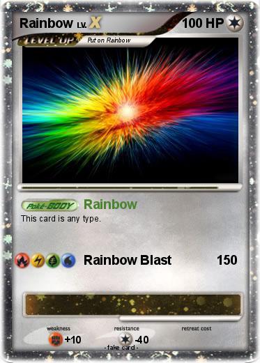 Pokémon Rainbow 1529 1529 - Rainbow - My Pokemon Card